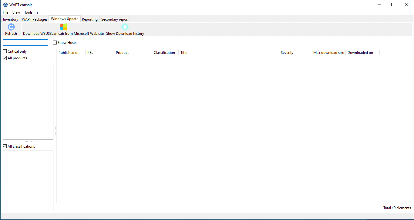6. Using WAPT Windows Update Agent (WAPTWUA) - Documentation WAPT 2.6